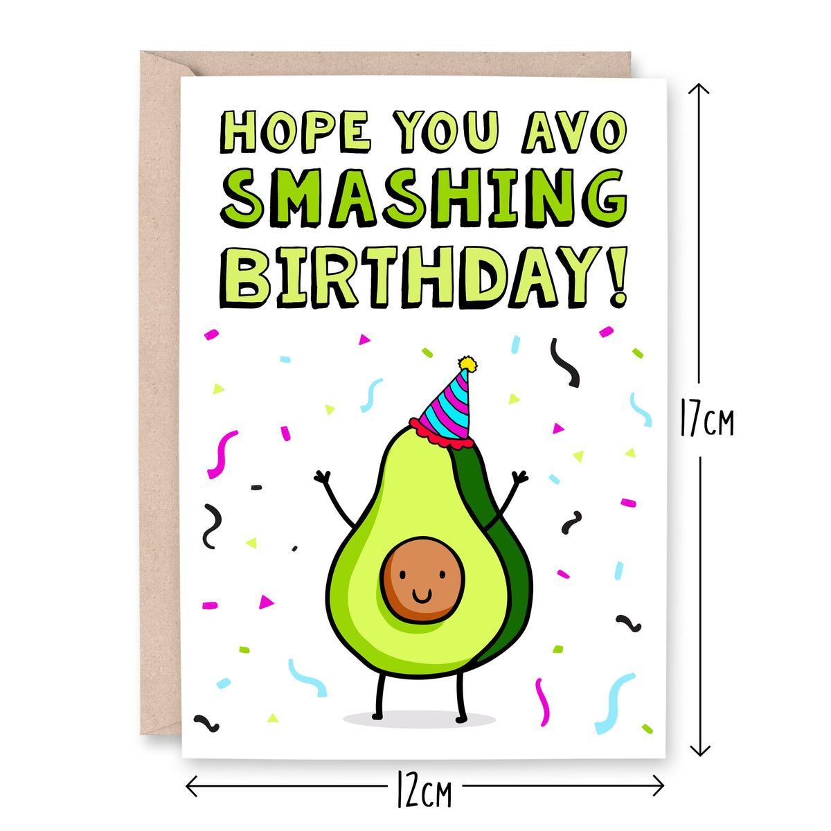 Avo Smashing Birthday Card
