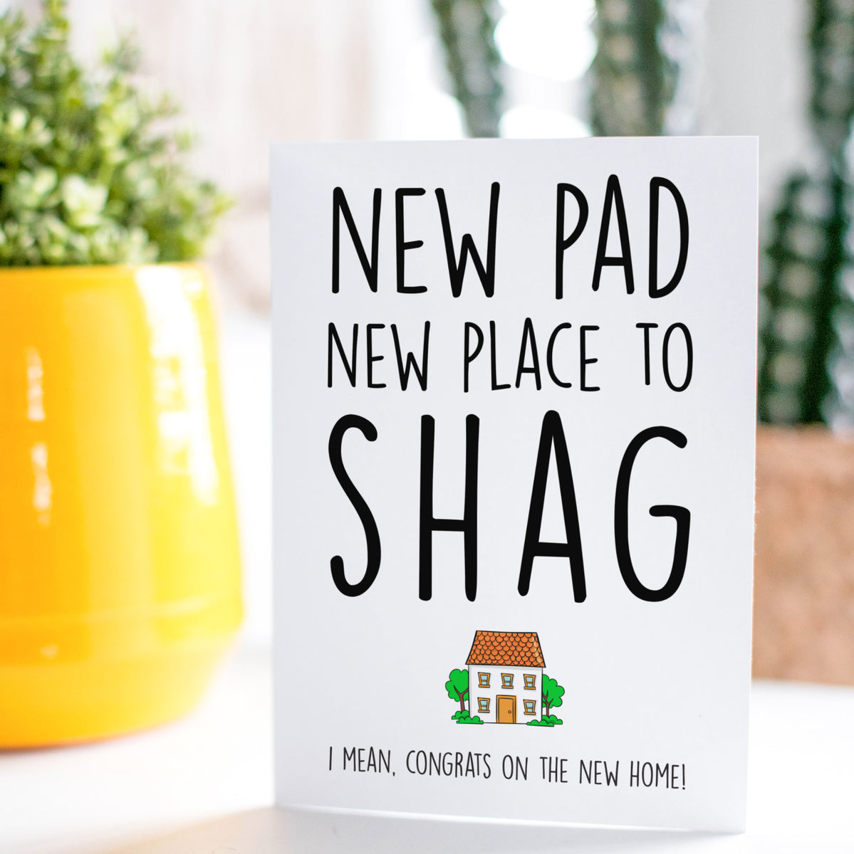 New Pad, New Place To Shag Card
